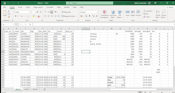 Data entry for excel by Niraj_j_chauhan | Fiverr