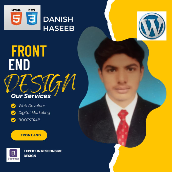 Create A Front End Design To Html Css Bootstrap5 By Haseebarshad22 Fiverr