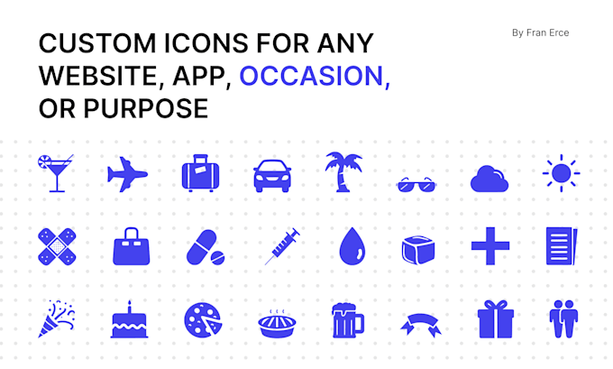 Custom build svg png icons for your website, app, or game by Franerce ...