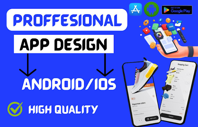 Create responsive android ios app with andromo flutterflow thunkable goodbarber by Mardat | Fiverr