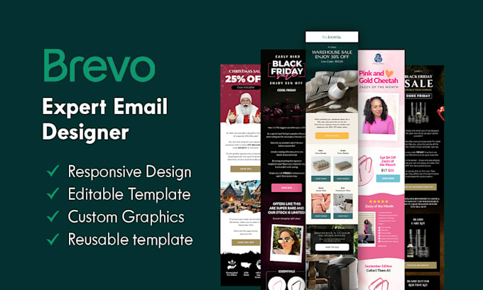 Create a custom brevo email design by Nirmal_sindher | Fiverr