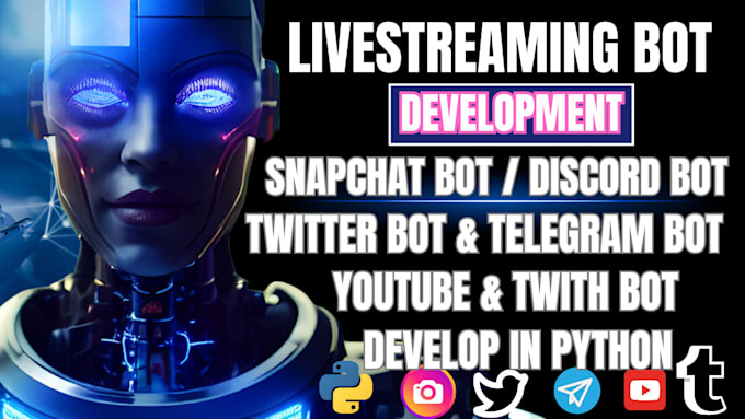 Create automated twitch livestream bot youtube bot tiktok shop bot ... Create automated twitch livestream bot youtube bot tiktok shop bot ...