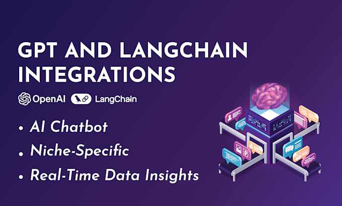 Build ai chatbot, ai website with langchain and open ai chatgpt by M_ahmadsiddique | Fiverr