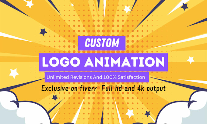 Create 3d customs logo animation for your brand by Dinesh_anim | Fiverr