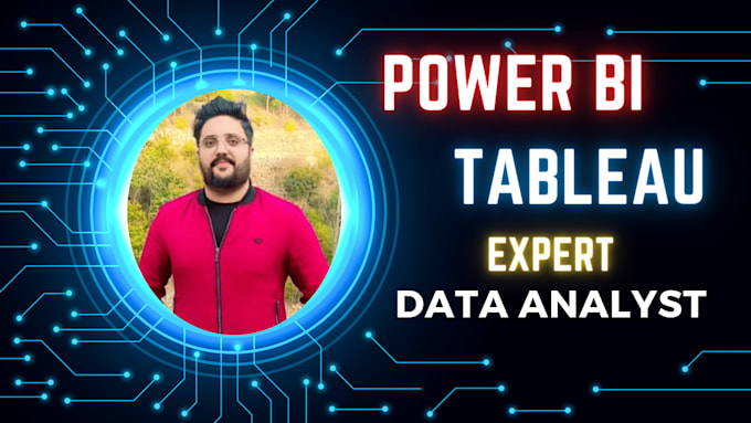 Make amazing dashboards in power bi or tableau by Jawad_x | Fiverr