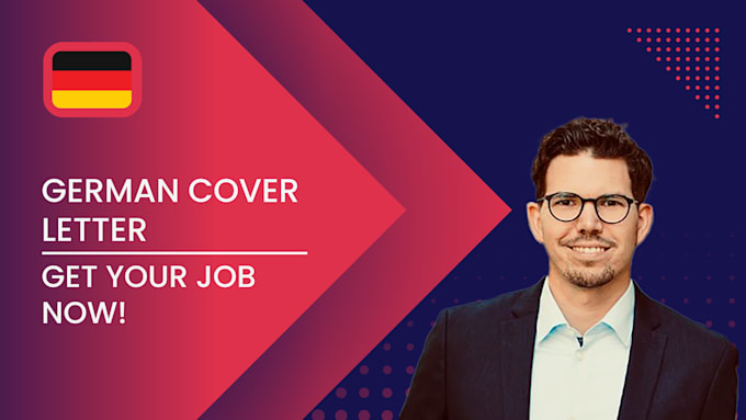 Write your german cover letter, anschreiben by Allround_flow | Fiverr