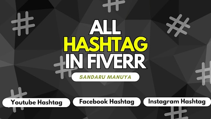 Research hashtags on your instagram youtube and facebook by ...