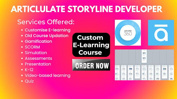 Design a scorm compliant elearning courses in articulate storyline by ...