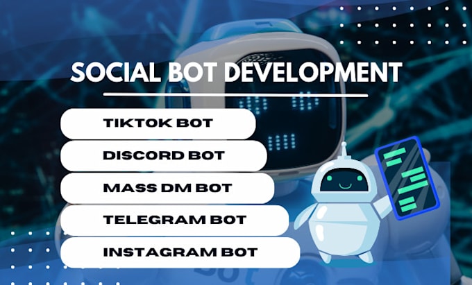 Develop tiktok bot, instagram api bot, discord bot by Hanbot | Fiverr Develop tiktok bot, instagram api bot, discord bot by Hanbot | Fiverr