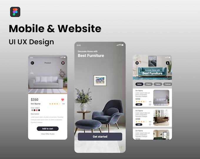 Design animated website ui ux design and mobile app by Arshad0316 | Fiverr