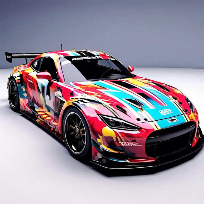 Do racing car wrap design, racing car wrap, car wrap design, by Pelanic ...