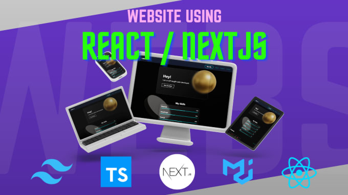 Develop Your Company Web Application With React Nextjs Typescript Tailwind Mui By Devathar Fiverr