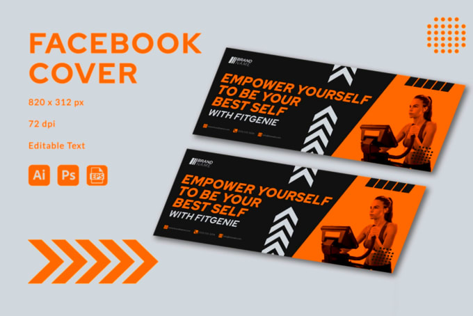 Design Compact Facebook Cover Templates By Anassharboubb Fiverr