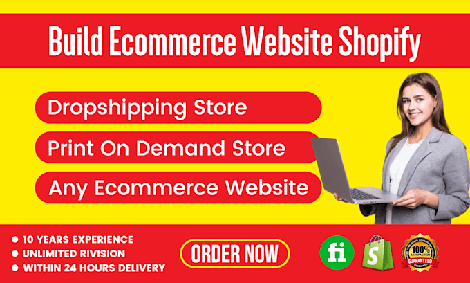Build ecommerce website shopify and ecommerce store by Web1master | Fiverr