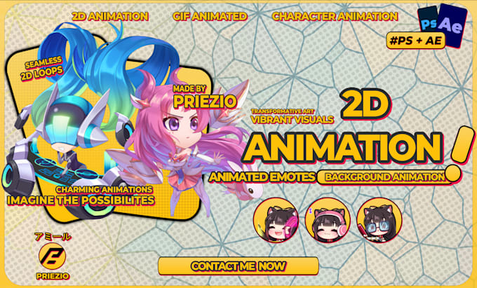 Animate your 2d character, vtuber, or anime artwork into a seamless ...