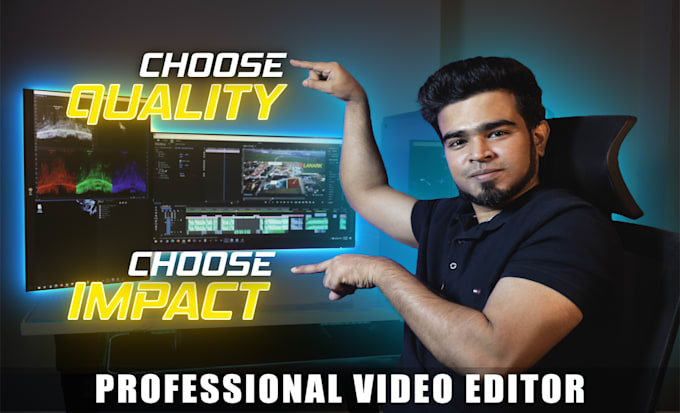 Do trendy professional video editing, youtube video editing by Deep1 ...