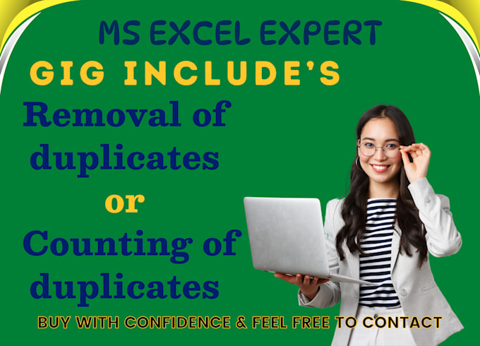Remove Or Count Duplicates In Ms Excel By Ansib488 Fiverr
