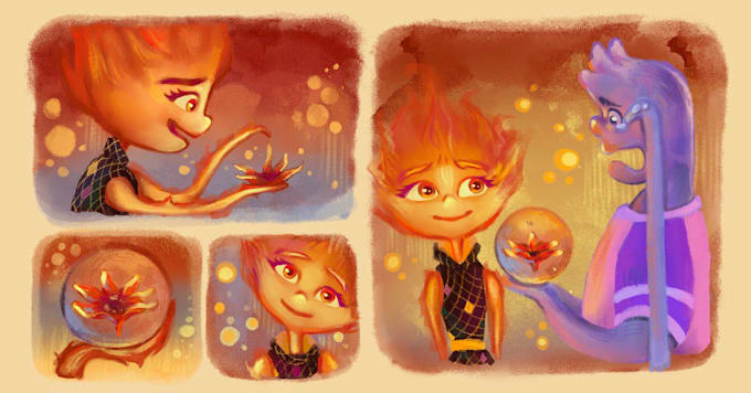 Create unic illustration for you in my style by Wasquerin | Fiverr