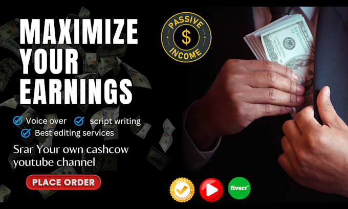 Do automated cash cow videos, cash cow youtube, cash cow channel, cash cow by Passive_pros7 | Fiverr