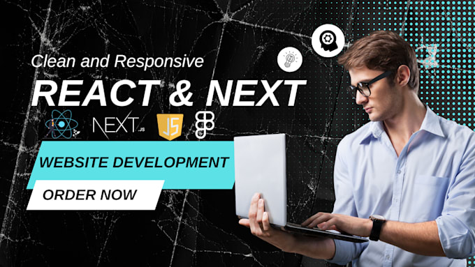 Develop urgent custom website front end in react or next js by ...