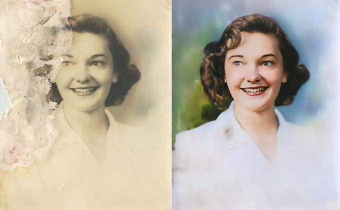 Revive your memories photo restoration wizard by Dannyauger844 | Fiverr