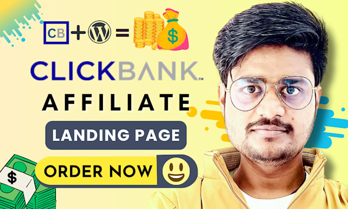 Create clickbank affiliate landing page by Wordpress_staff | Fiverr
