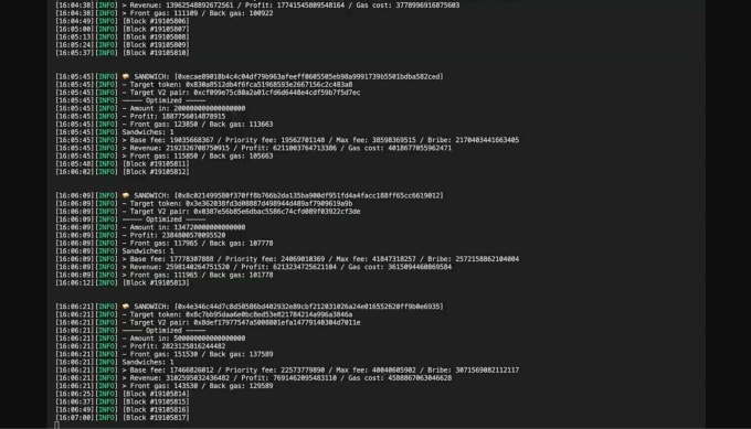 Build mev bot front running bot sandwich bot solana bot uniswap bot ... Build mev bot front running bot sandwich bot solana bot uniswap bot ...