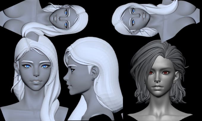 Create realistic 3d character modeling, 3d sculpting, 3d printing character by Brianspaul | Fiverr