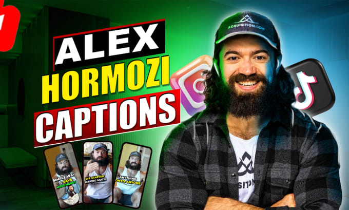 Edit You Reels Tiktok And Shorts Just Like Alex Hormozi Captions By
