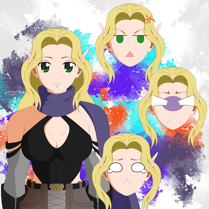 Your pngtuber avatar for you by Animalsdark | Fiverr