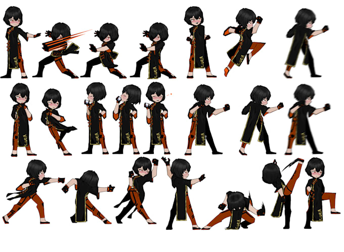 Draw Limbus Company Style Chibi Sprites By Mrtomatoart Fiverr