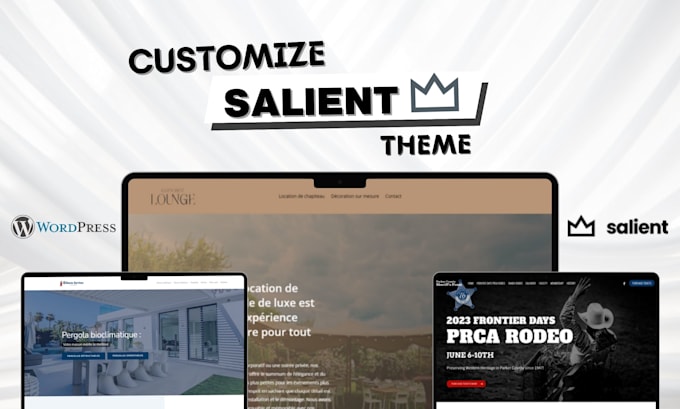 Design a modern website using salient theme by Ahmednaimlive | Fiverr
