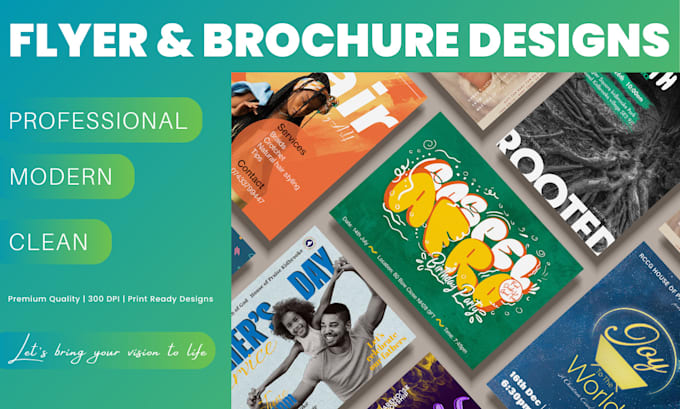 Design beautiful, professional, flyers and brochures by Julez_snow | Fiverr