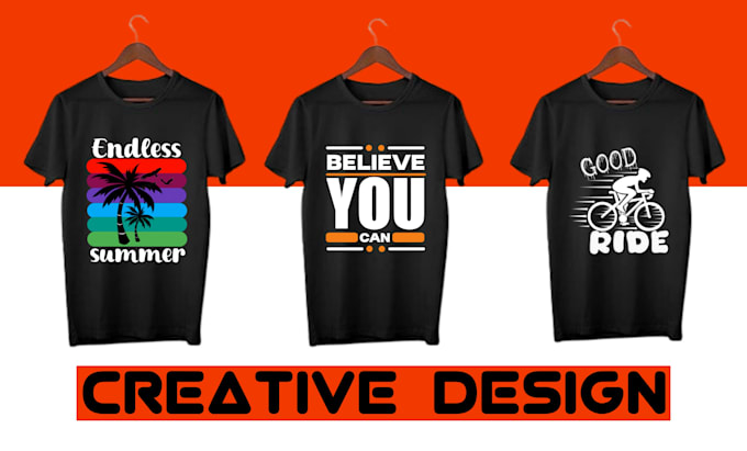 Design custom viral t sharts and creative typography t shart by ...