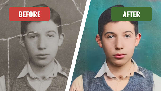 Colour and restore your image by Jamieman21 | Fiverr