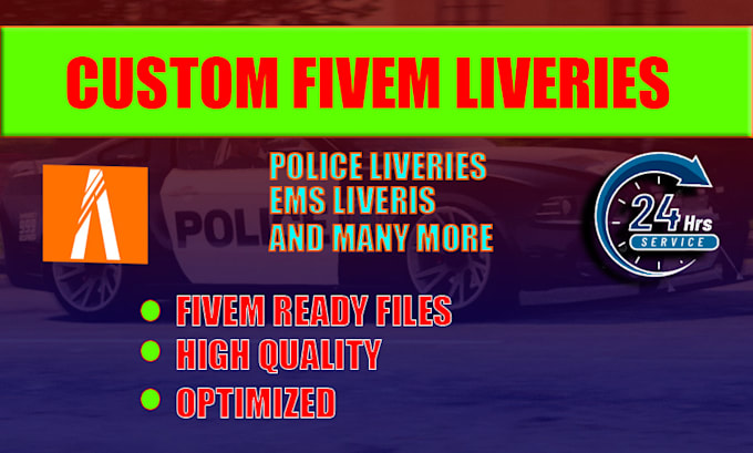 Design custom livery of police, ems or any car for fivem by Mihad_chy ...