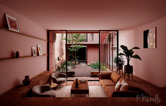 Create a high quality, photorealistic interior visualisation by Kayleighnich733 | Fiverr