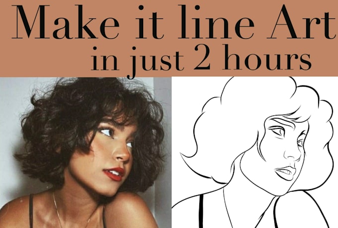 Draw vector line art from your photo by Gigimumladze | Fiverr