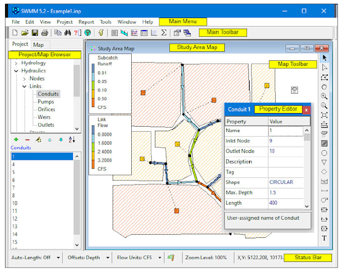Design sewer network using epa swmm and epanet by Lucio_bolatti | Fiverr