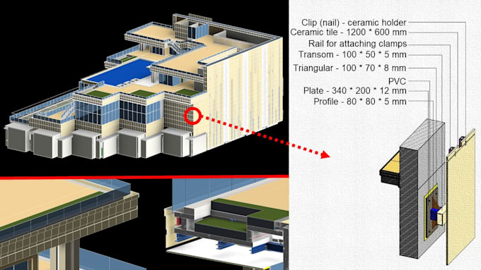 Do bim revit architecture modeling lod 400 by Eima_bagheri | Fiverr