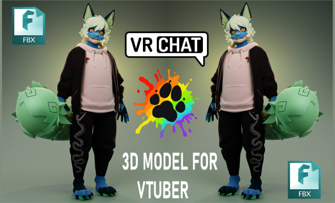 Do Vrchat Avatar Fursona Avatar Furry Nsfw 3d Model For Vtuber Vrchat Vriod By Haayavatar