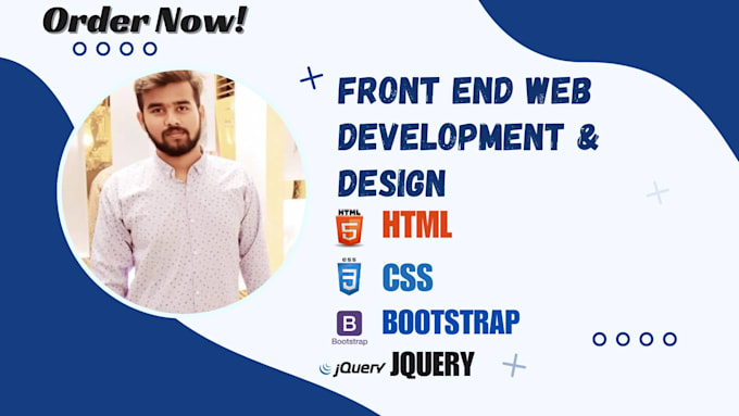 Be your front end web developer using html, css, bootstrap by Mashkoor_ahmed | Fiverr