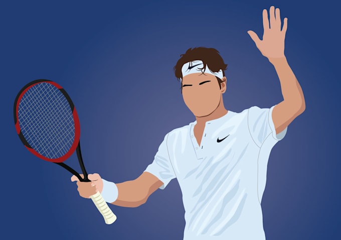 Draw faceless minimalist vector illustration by Designgineer12 | Fiverr