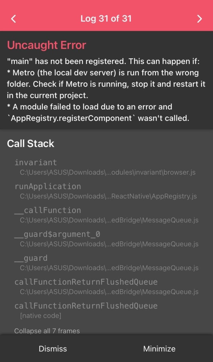 Fix Your React Native Expo App By Deniskip Fiverr