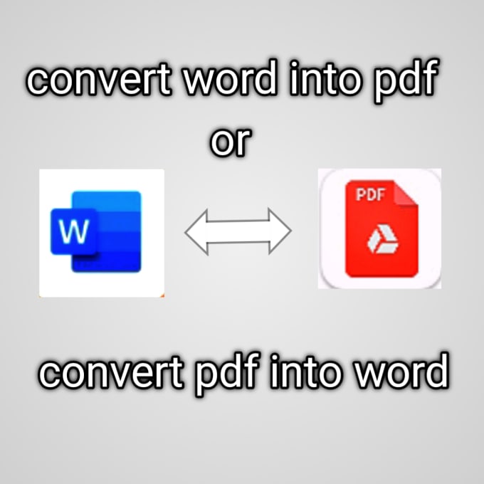 Convert word into pdf and pdf into word by Shahzab_kh | Fiverr
