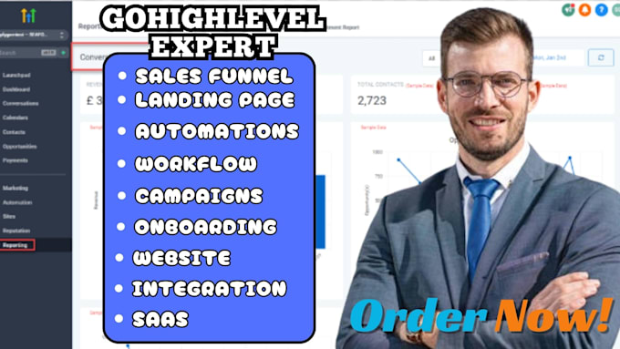 Build gohighlevel landing page, gohighlevel sales funnel, go high level ...