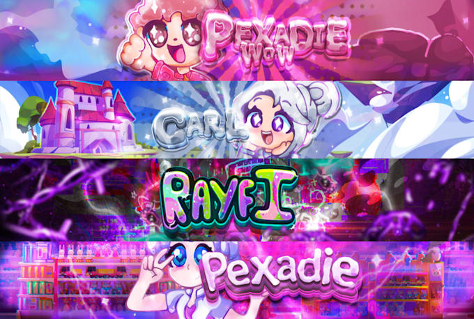 Designing banners and avatars for your channel by a professional ...