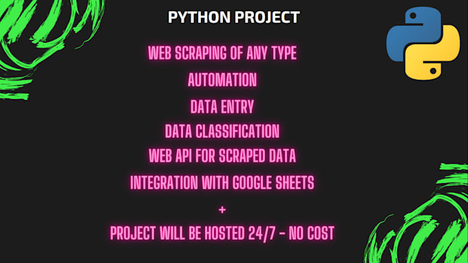 Do web scraping, automation, data entry, etc using python by Kimiscafe ... Do web scraping, automation, data entry, etc using python by Kimiscafe ...
