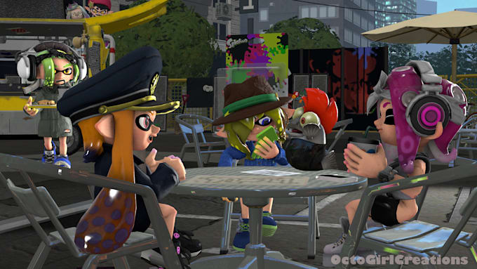 Create a splatoon sfm poster render for you