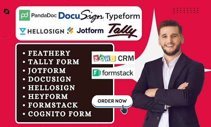 Create feathery docusign formtools formbakery 123 form pabbly forms tally by Henrycrmexpert | Fiverr